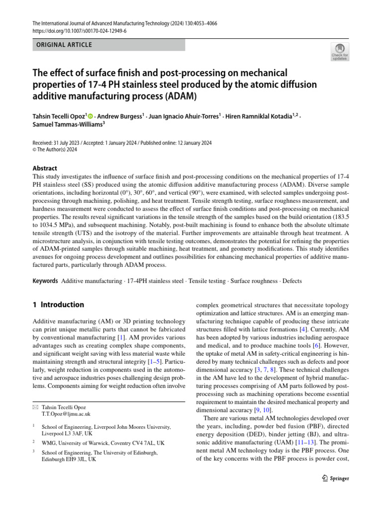 Opoz 2024 | PDF | Fracture | Ultimate Tensile Strength