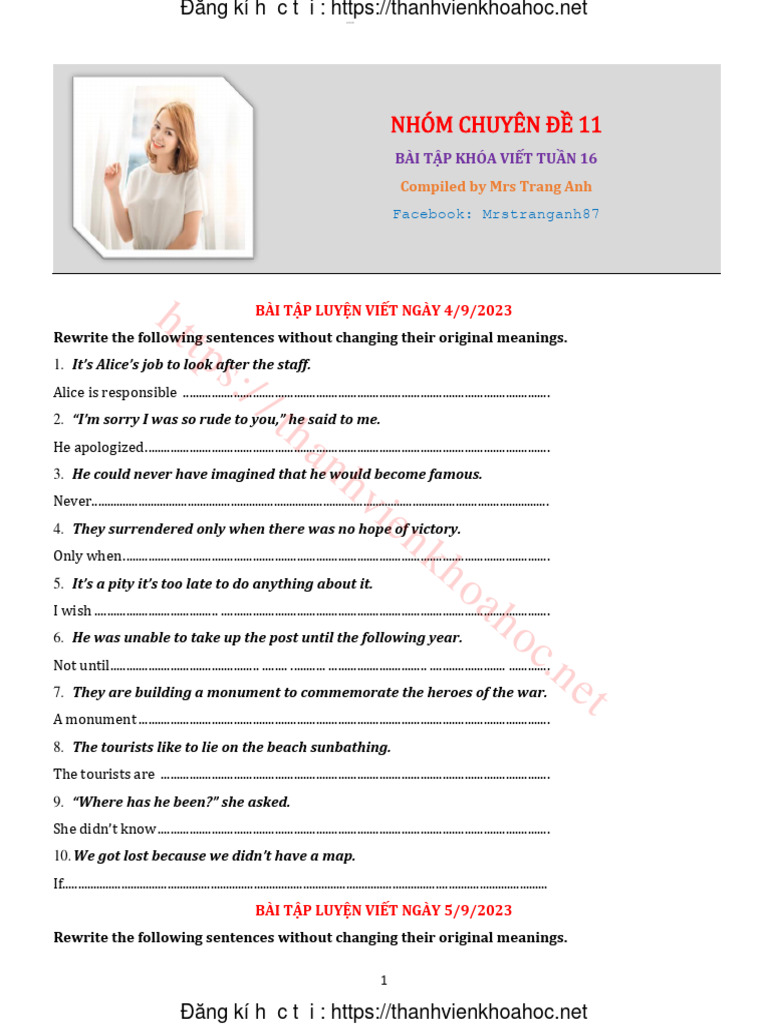 (CD11) Bai-tap-khoa-viet-tuan-16-10213270-711202394252PM | PDF | Home & Garden