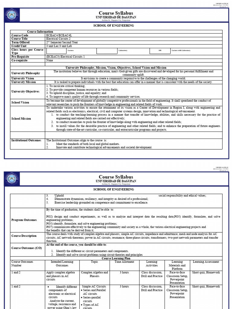 Electrical Circuits 2 | PDF | Electrical Network | Series And Parallel ...