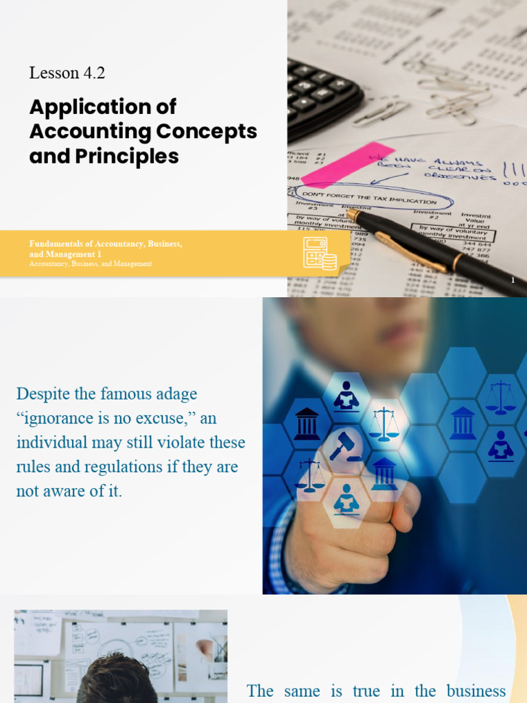 Accounting Principles in Business Operations | PDF | Financial ...