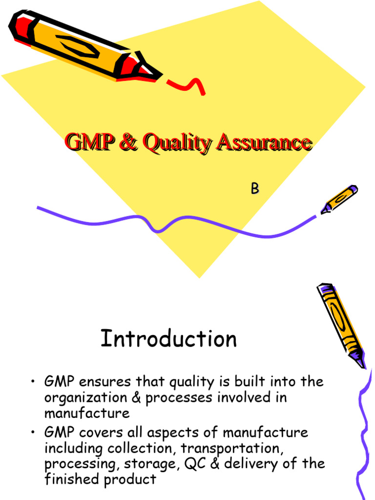 GMP and QA | PDF | Quality Assurance | Specification (Technical Standard)