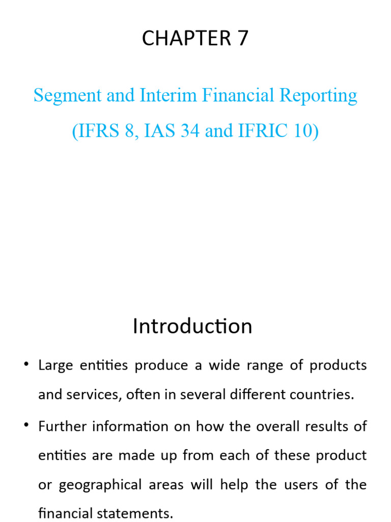 Advanced FA II CH7 | PDF | Financial Statement | International Financial Reporting Standards