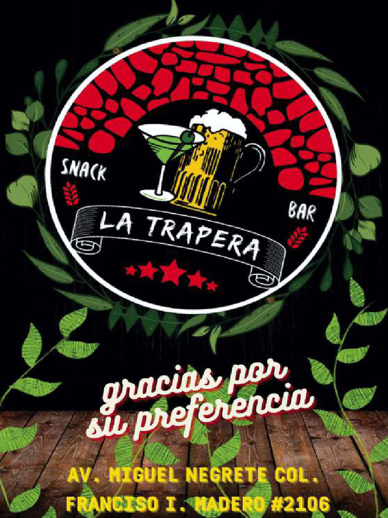 Menu Trapera 2024 | PDF