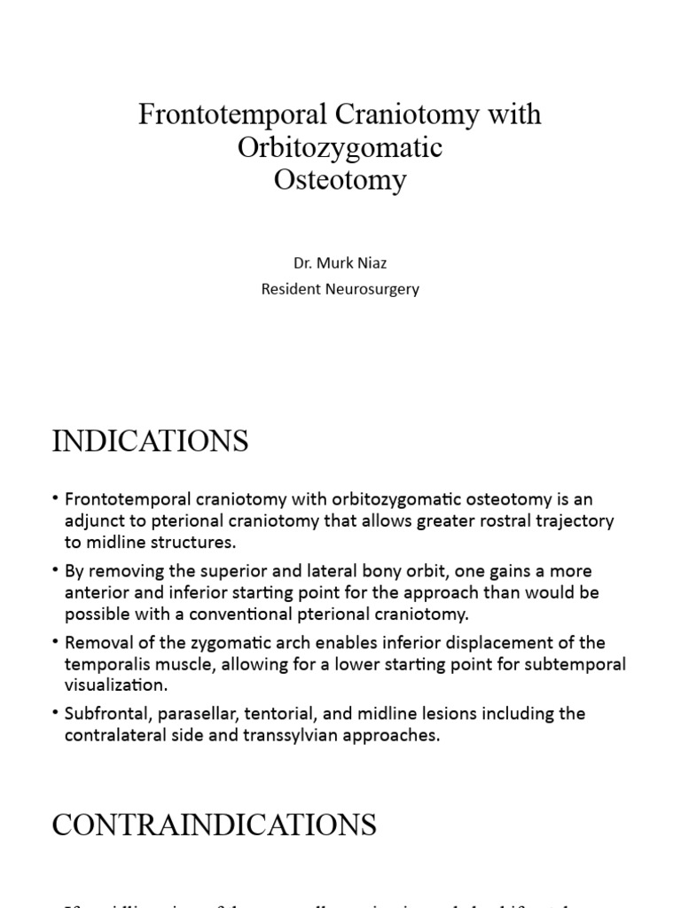 Frontolateral Craniotomy | PDF | Anatomical Terms Of Location ...