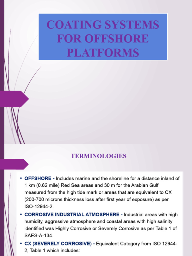 Coating System For Offshore Platforms | PDF | Epoxy | Coast