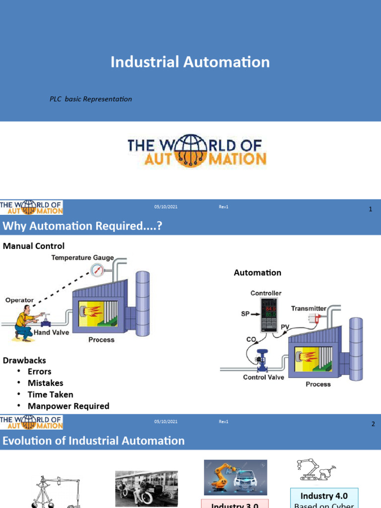General Plc Presentation Pdf Automation Programmable Logic Controller
