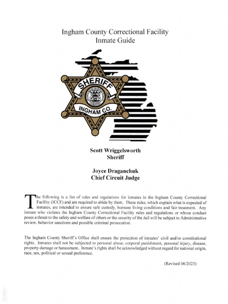 2023 Correctional Facility Inmate Guide | PDF