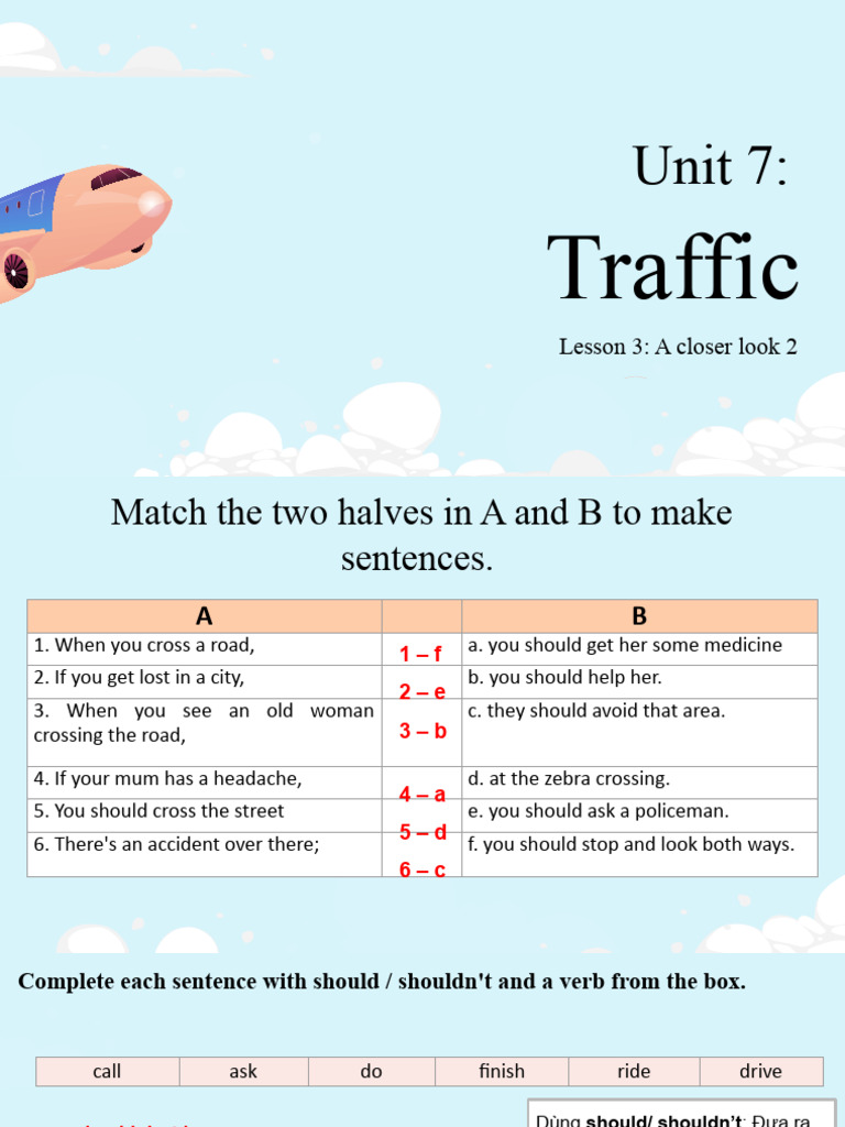 G7 Unit 7 Lesson 3 | PDF | Land Transport | Transport