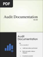 26) Audit Documentation (Working Papers) | PDF | Audit | Business