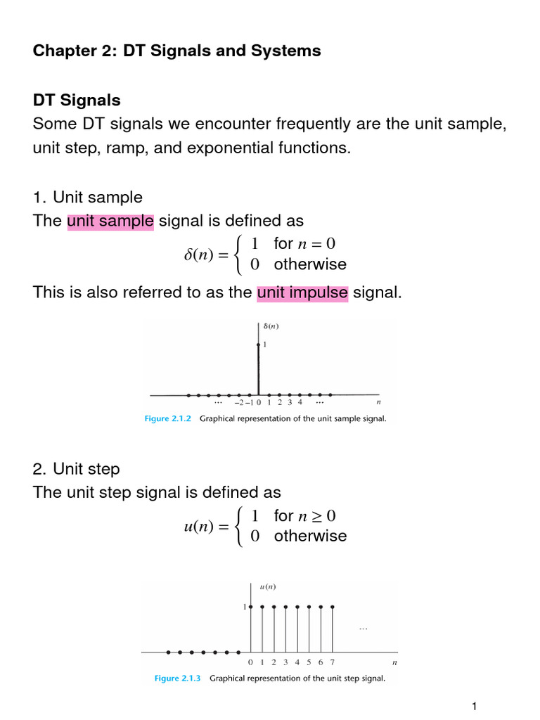 1-DT Signals and Systems | PDF | Polynomial | Applied Mathematics