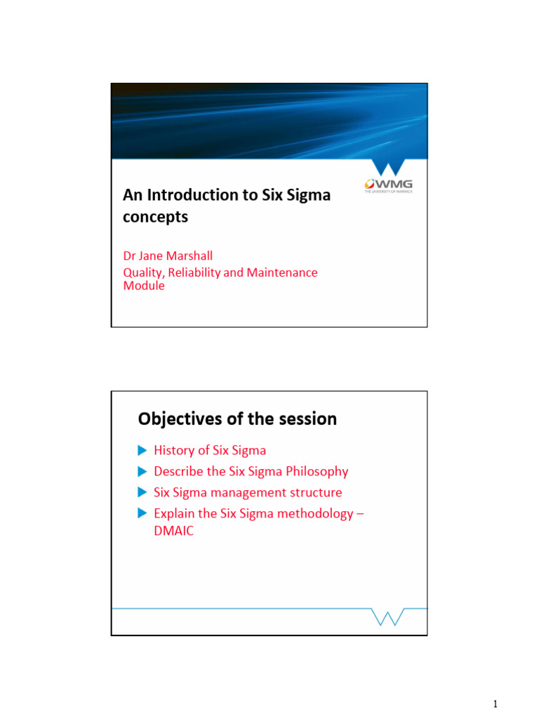 Section 3 Six Sigma | PDF | Six Sigma | Statistics