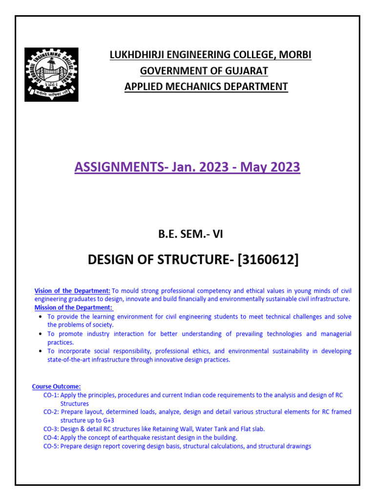 DRCS Assignment | PDF | Earthquake Engineering | Building Engineering DRCS Assignment | PDF | Earthquake Engineering | Building Engineering