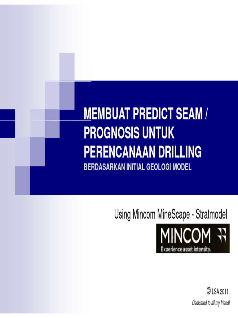 Mincom Predict Seam | PDF | Metode & Bahan Ajar | Komputer