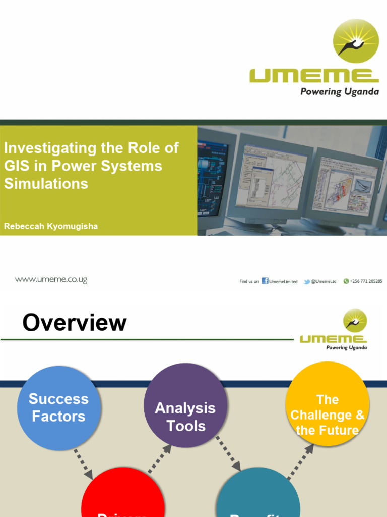 07 Umeme - Investigating The Role of GIS in Power Systems Simulations | PDF | Geographic ...