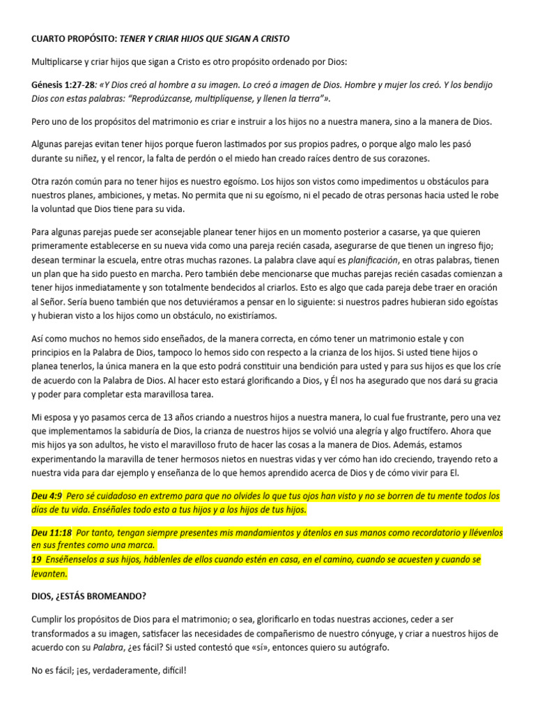 Criando Y Enseñando Hijos Saludables Pdf Cristo Título