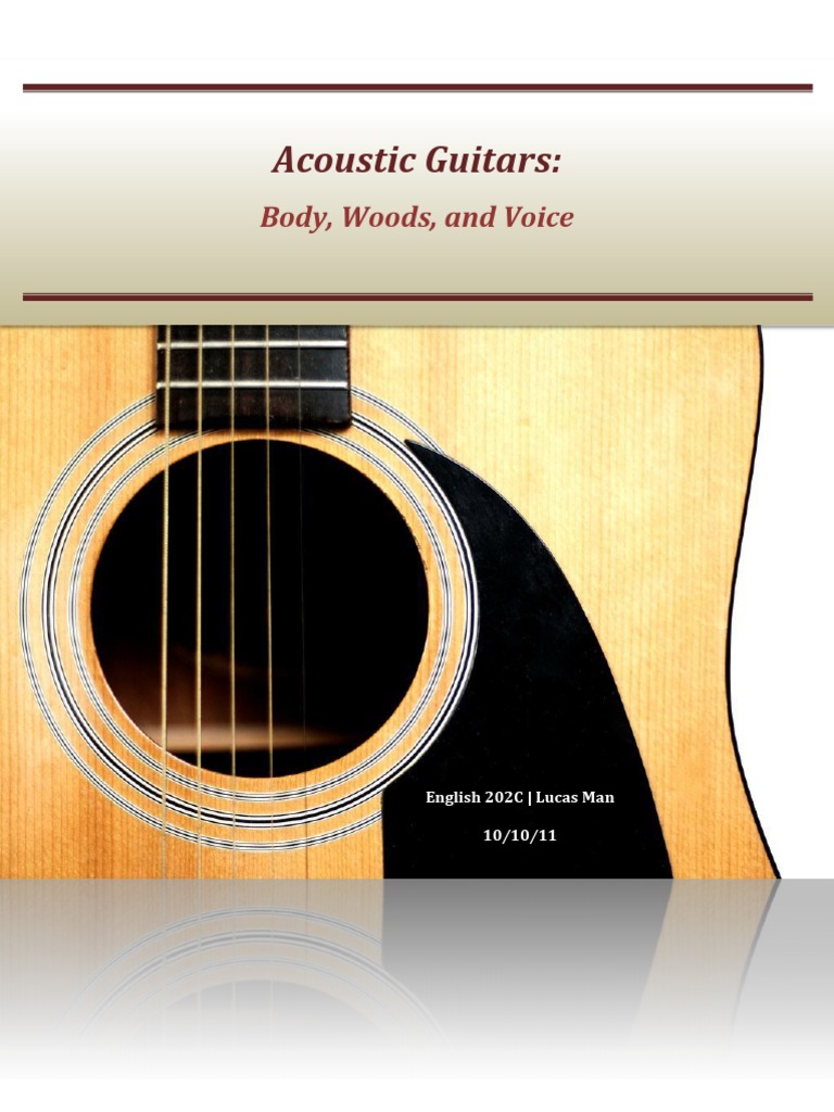Acoustic Guitars Woods And Shapes Download Free Pdf Guitars