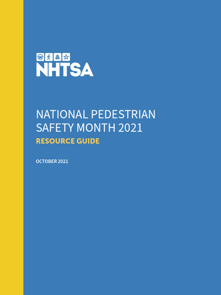 THE FINAL NHTSA Ped Toolkit Layout - 508 - 9.30 | PDF | Traffic ...