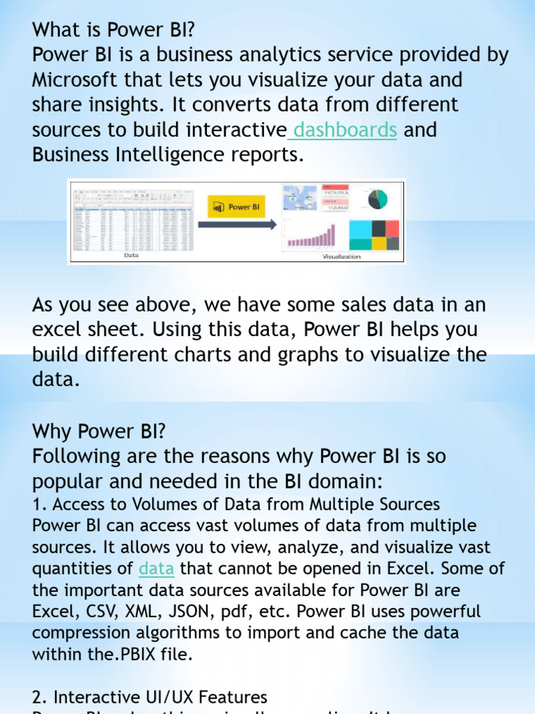 Power Bi | PDF | Business Intelligence | Data Science