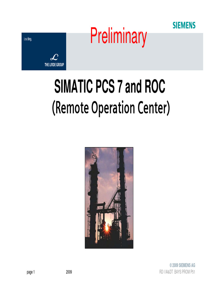 PCS7 ROC Gesamt 22 01 2009 | PDF | Remote Desktop Services | Computing ...