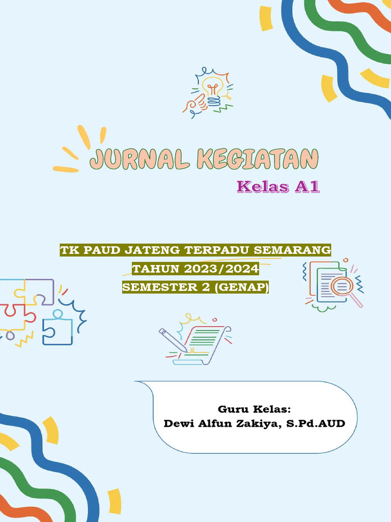 Jurnal Guru PAUD TK KB PAUD Jateng - Model 1 | PDF