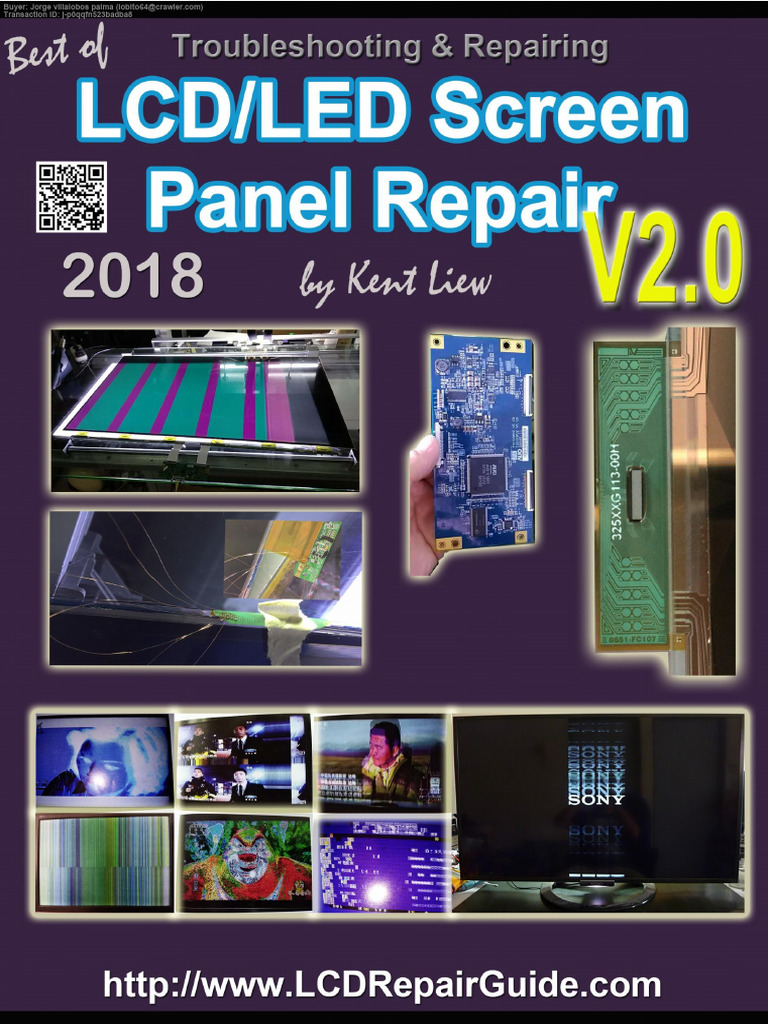 v2 Led LCD Screen Panel Repair | PDF | Liquid Crystal Display | Capacitor