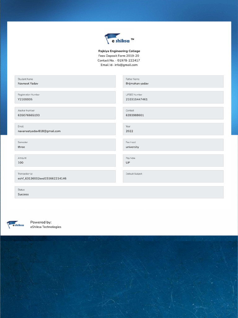 University Charge | PDF