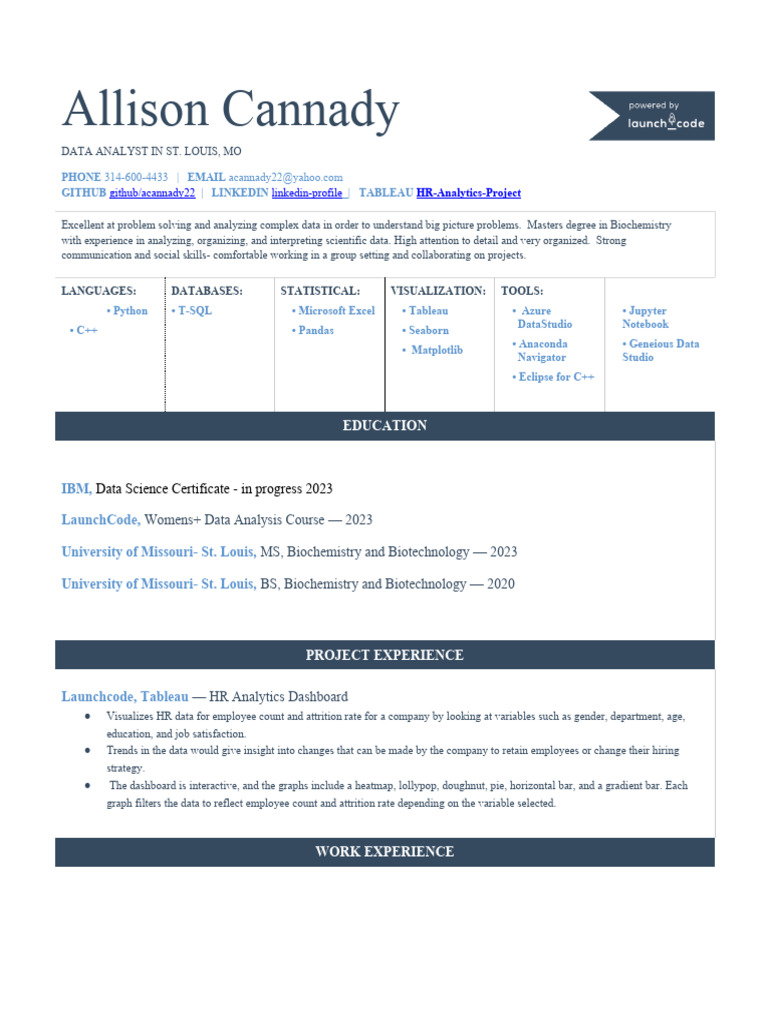 LC - RESUME - TEMPLATE - No Experience - Yes Degree 021219 - 3 | PDF ...