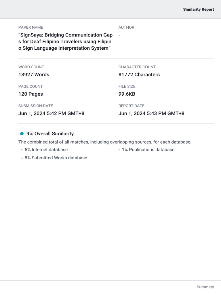 SignSaya - Bridging Communication Gaps For Deaf Filipino Travelers ...