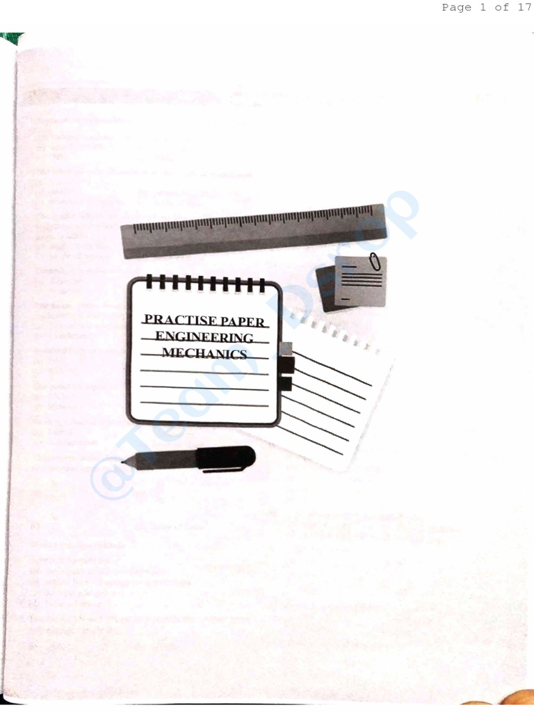 Bcece Le Mechanics Model Set | PDF