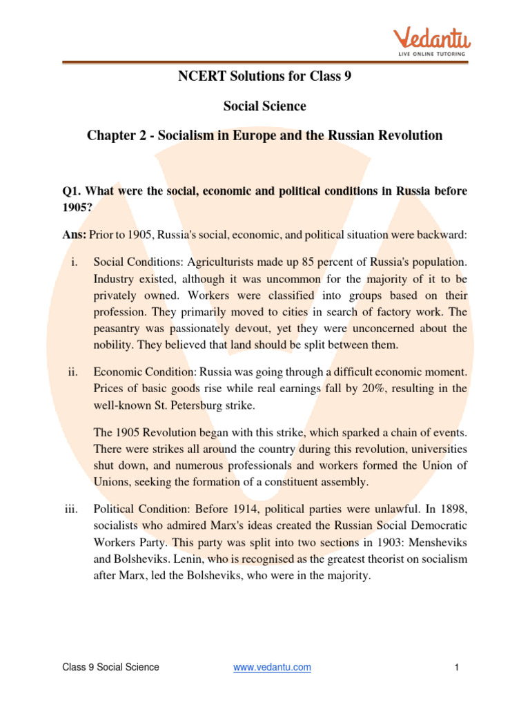 Ncert Solutions Class 9 Social Science India and The Contemporary | PDF ...