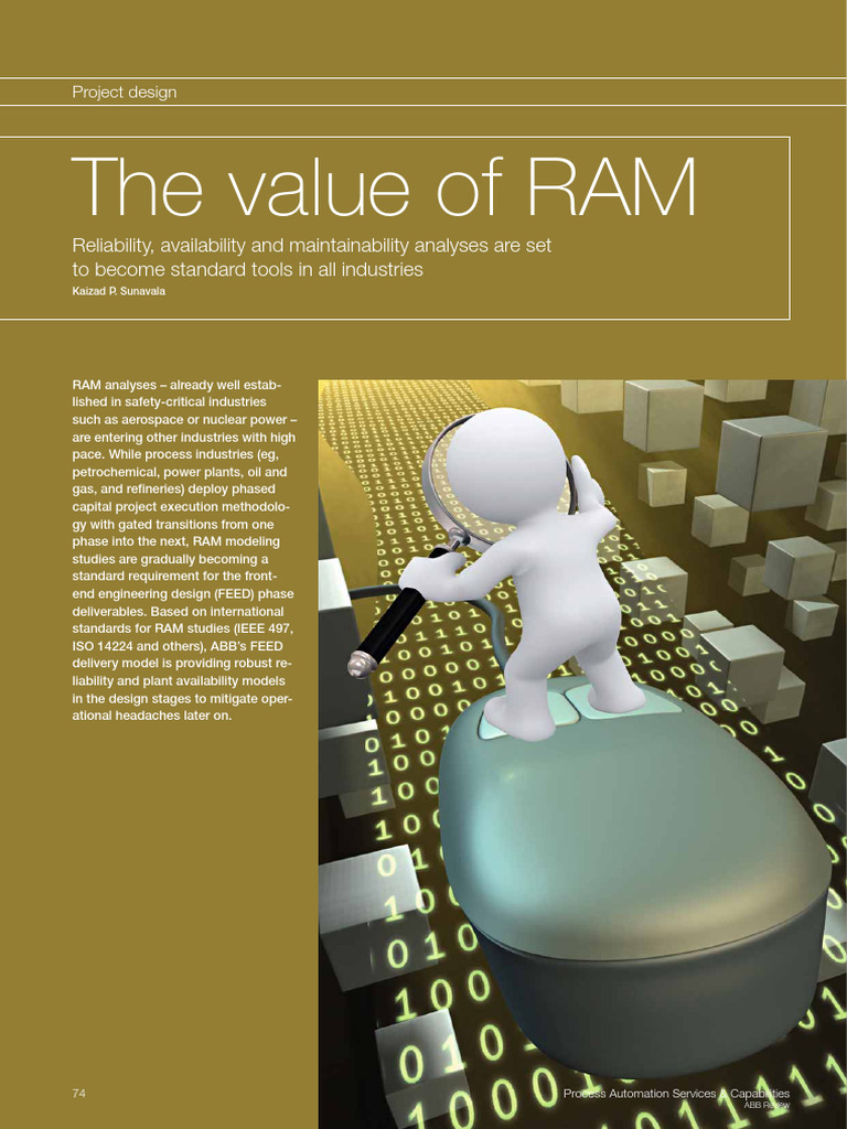 The Value of RAM | PDF | Reliability Engineering | Simulation