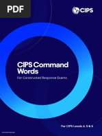 CIPS Exam Series - CR Timetable | PDF