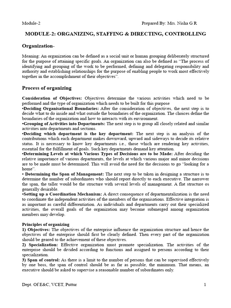 Module-2 Complete Notes | PDF | Leadership | Industrial And ... Module-2 Complete Notes | PDF | Leadership | Industrial And ...