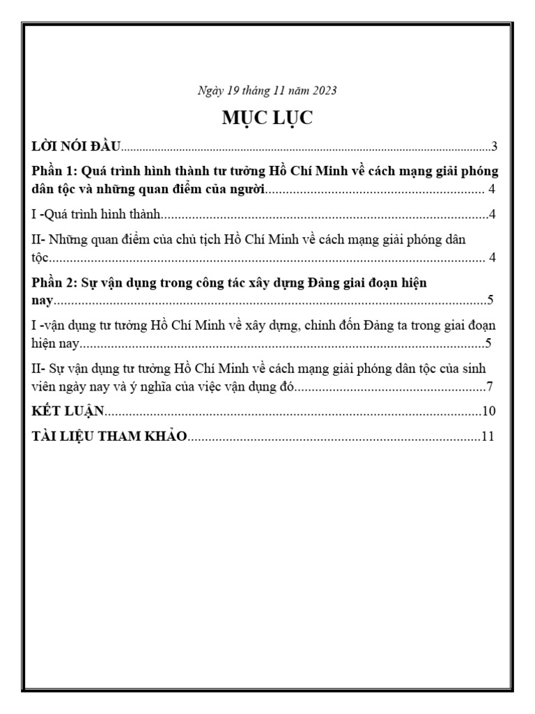 M C L C: Ngày 19 Tháng 11 Năm 2023 | PDF