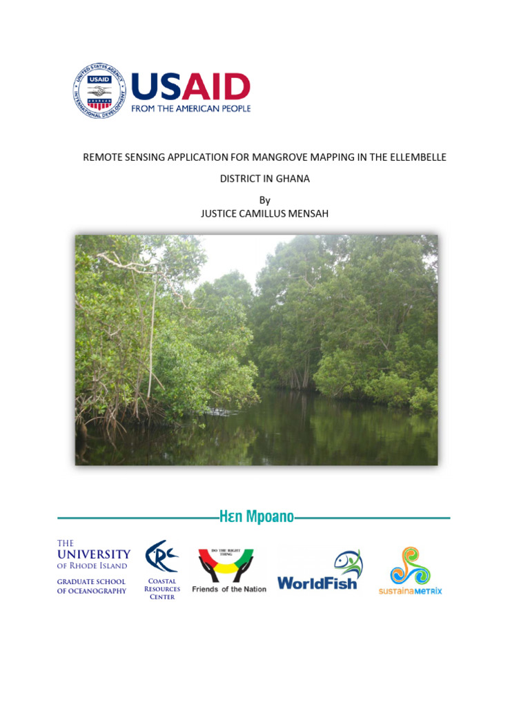 Mangrove Mapping Pdf Remote Sensing Mangrove