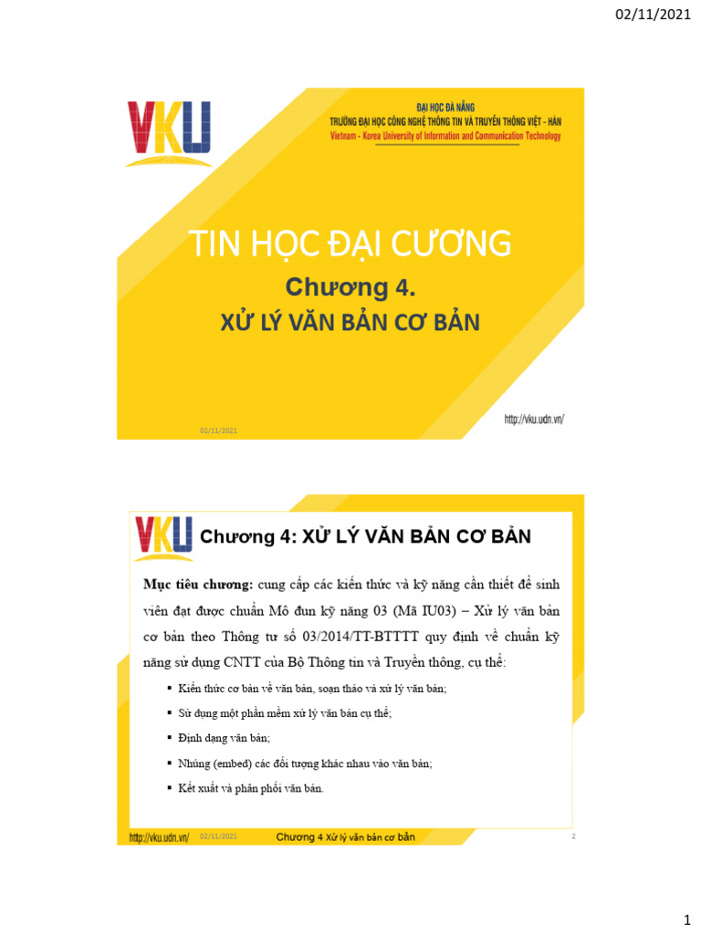 C4. Xu Ly Van Ban Co Ban (P1) | PDF
