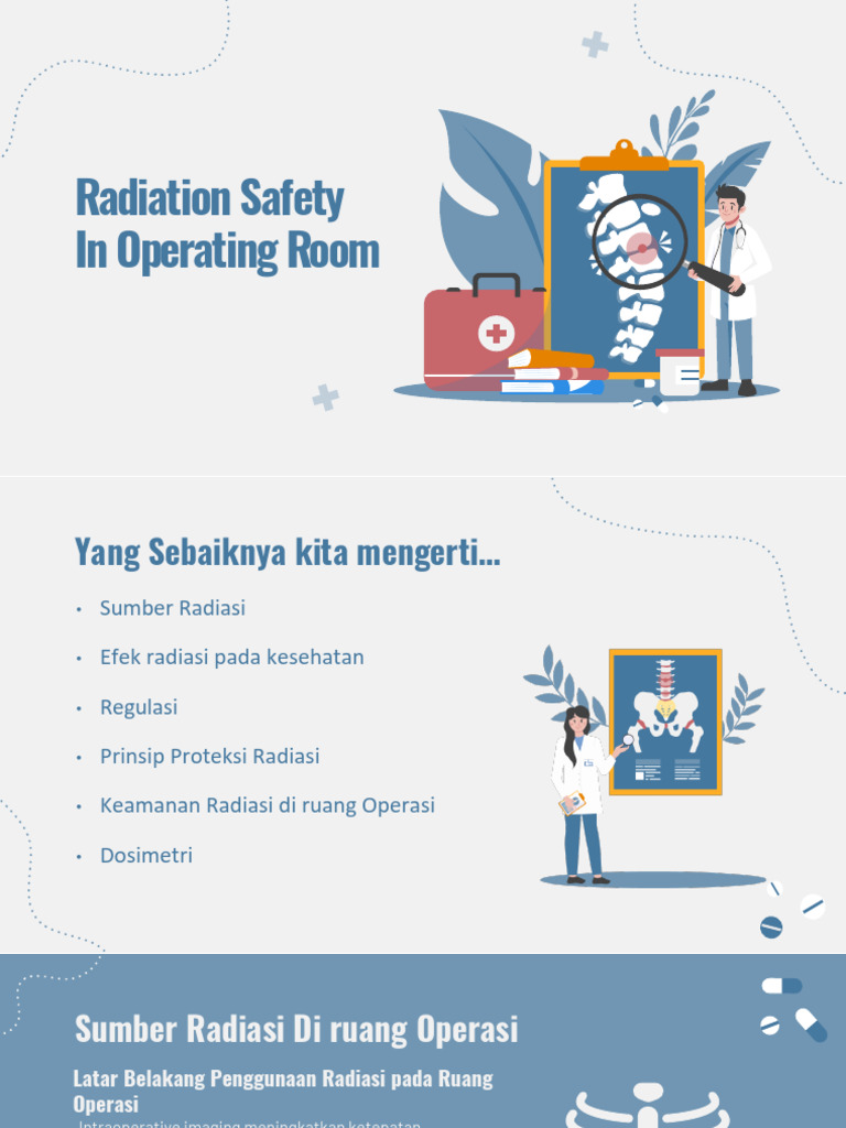 The Importance of Radiation Safety Education in The O.R | PDF