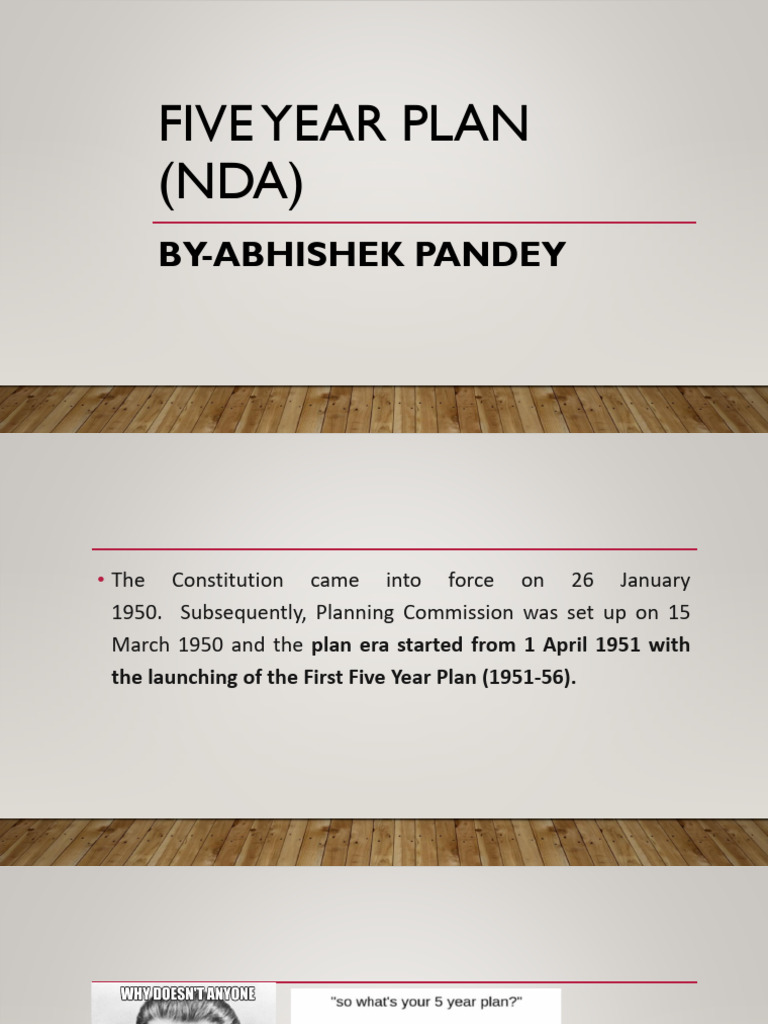 Five Year Plans | PDF | Economies