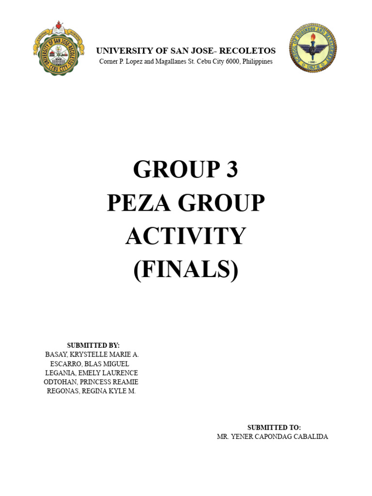 PEZA CaseStudy Group3 | PDF | Taxes | Value Added Tax