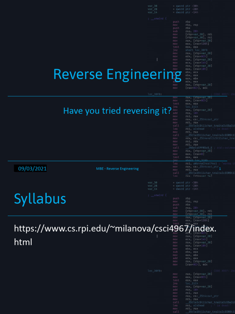 (Sep 2021) Modern Binary Exploitation | PDF | Pointer (Computer Programming) | Library (Computing)