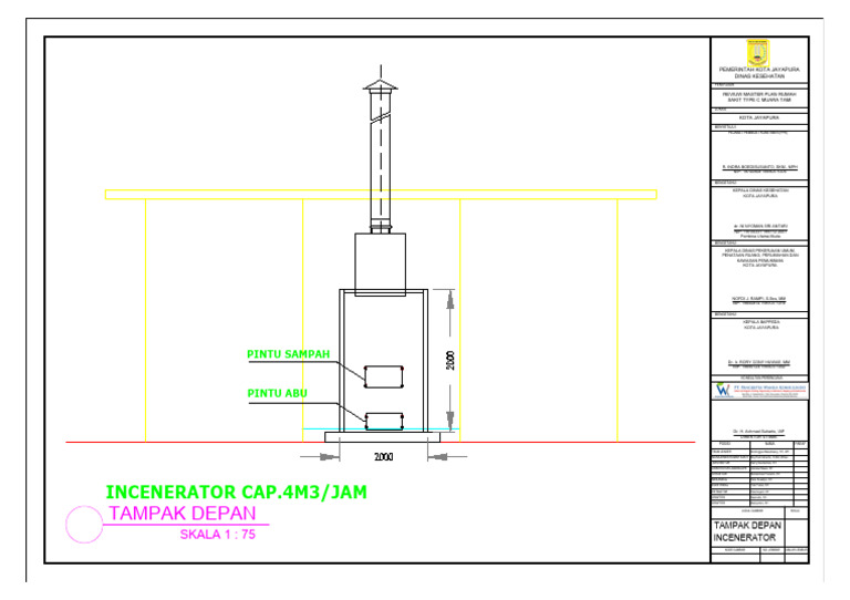 Incenerator-Tampak Depan | PDF