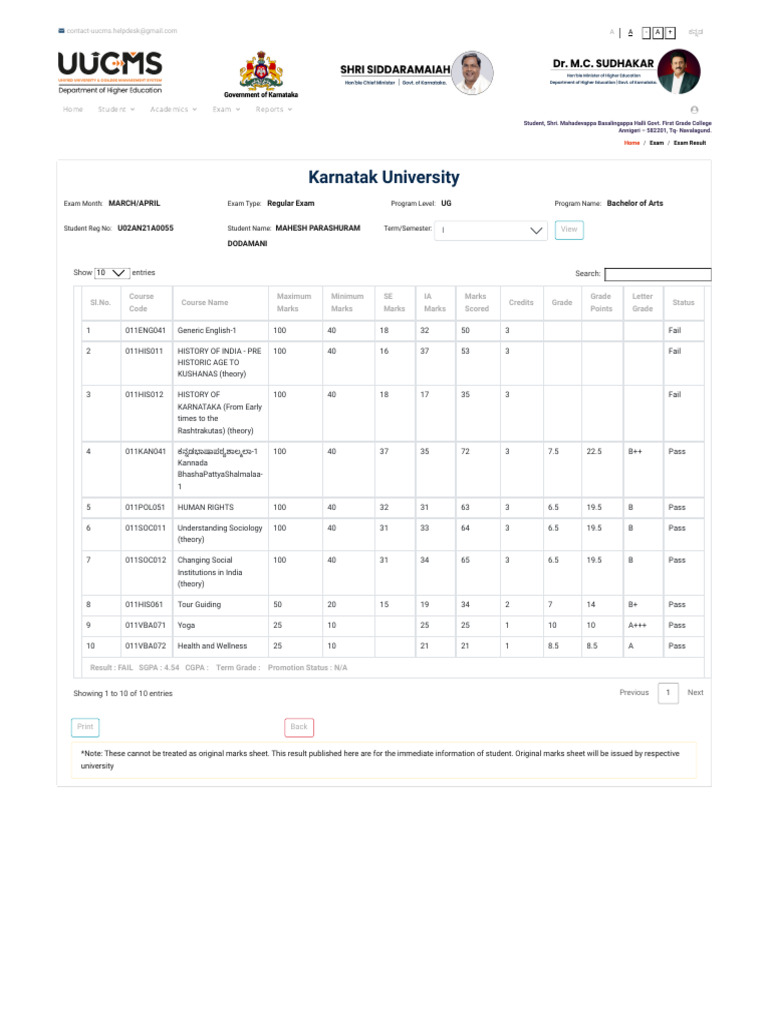UUCMS - Unified University College Management System | PDF | Liberal ...