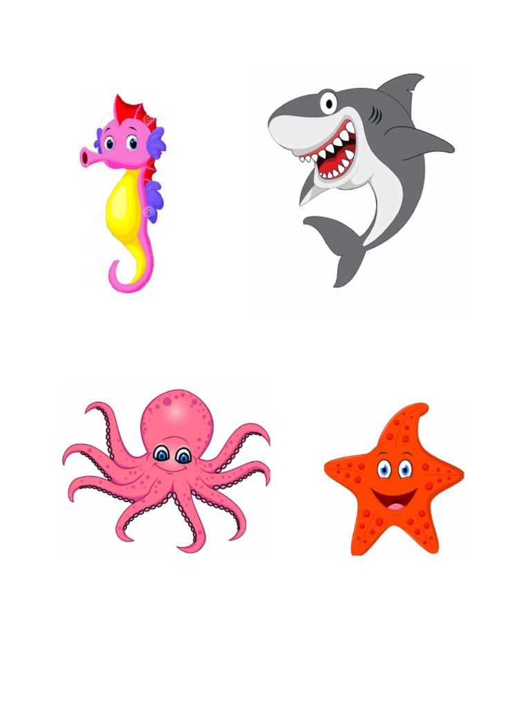 Aquarium Sea Creatures | PDF