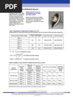 Metrosil Selection for Relays Guide | PDF | Relay | Physical Quantities