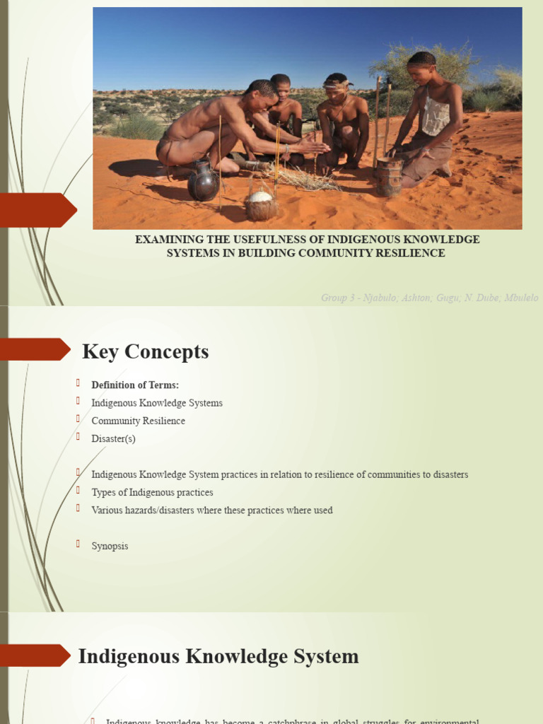 Usefulness of Indigenous Knowledge Systems in D.R | PDF | Rain ...