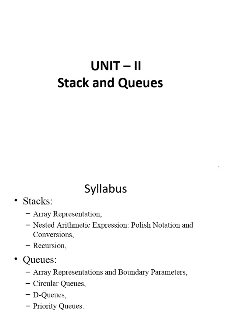 Unit-2 Dsa | PDF | Queue (Abstract Data Type) | Software Engineering Unit-2 Dsa | PDF | Queue (Abstract Data Type) | Software Engineering