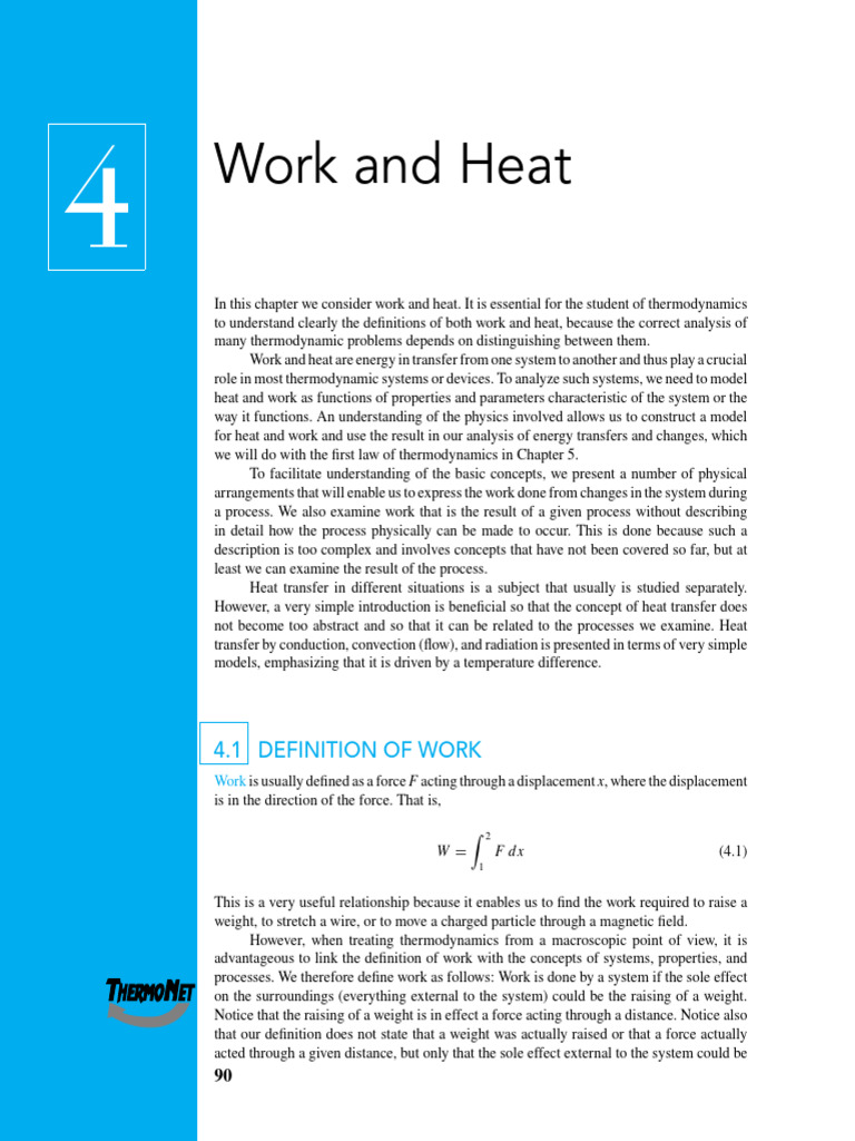Work and Heat | PDF | Heat | Thermodynamics