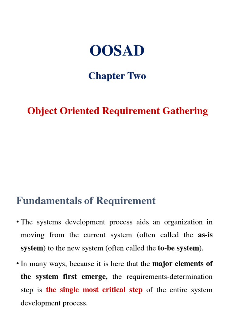 CH - 2 Object Oriented Requirement Gathering | PDF | Unified Modeling Language | Use Case