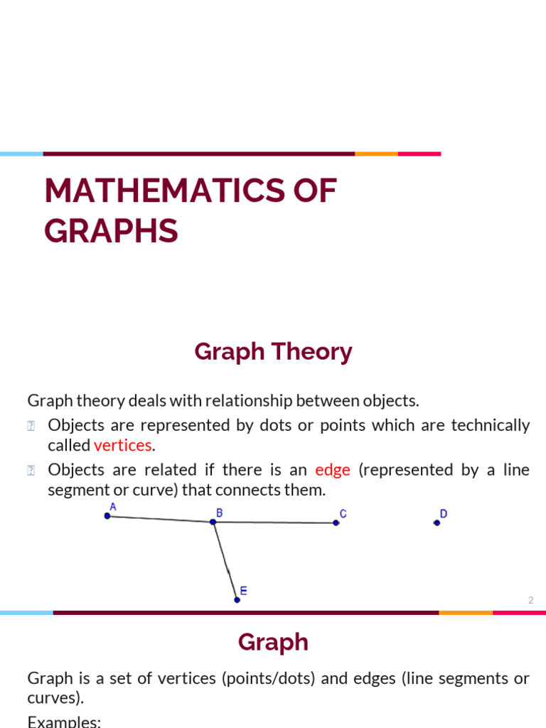 Mathematics of Graphs | PDF | Vertex (Graph Theory) | Theoretical Computer Science