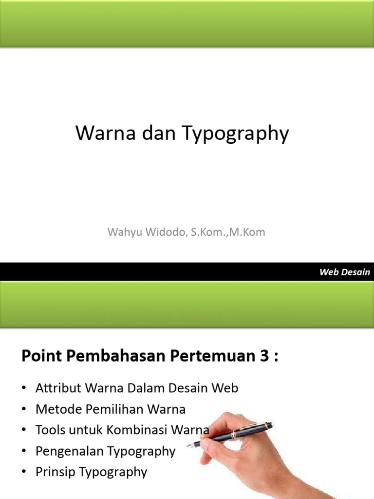 Pertemuan3 - Warna Dan Typography | PDF
